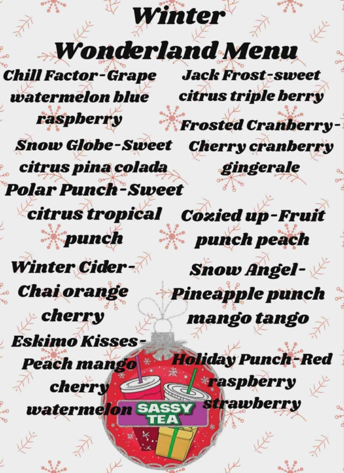 Winter wonderland – Sassy Tea