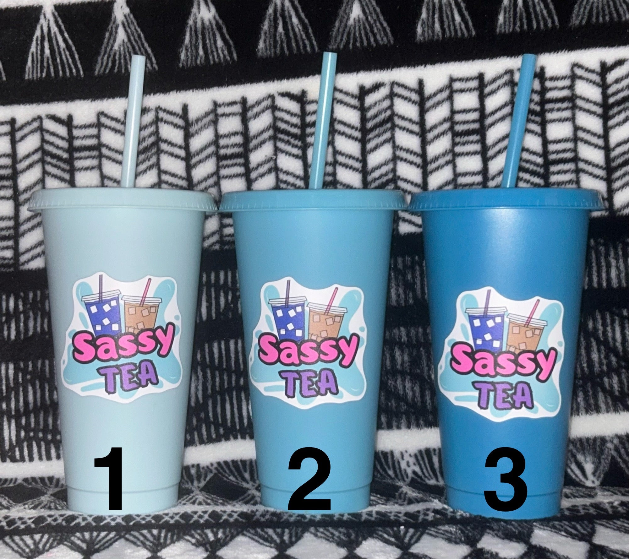 Summer logo 24oz cup – Sassy Tea
